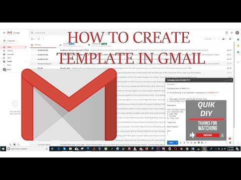 How to create email Template in Gmail, Step by Step