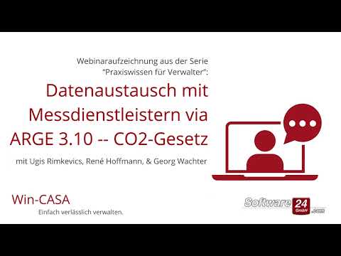 Datenaustausch mit Messdienstleistern via ARGE 3.10 -- CO2-Kostenaufteilungsgesetz in Win-CASA