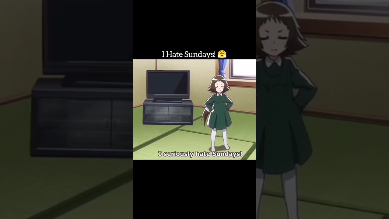 I Hate Sundays! Now then😤《EngagedtotheUnidentified》#shorts#Mashiro