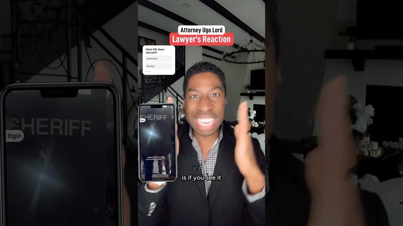 ICE agents refuse to show homeowner warrant before entering their home. Attorney Ugo Lord reacts!