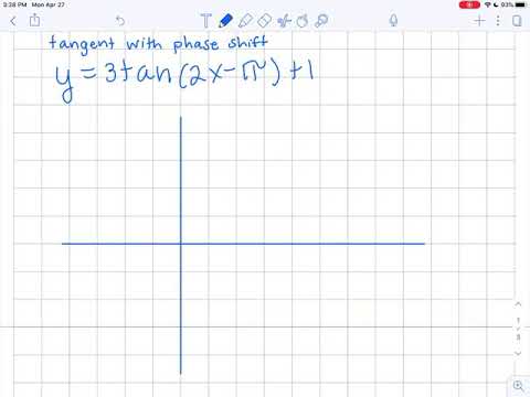 Tangent with phase shift