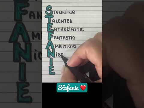 Meaning of the name STEFANIE #meaning #name #stefanie