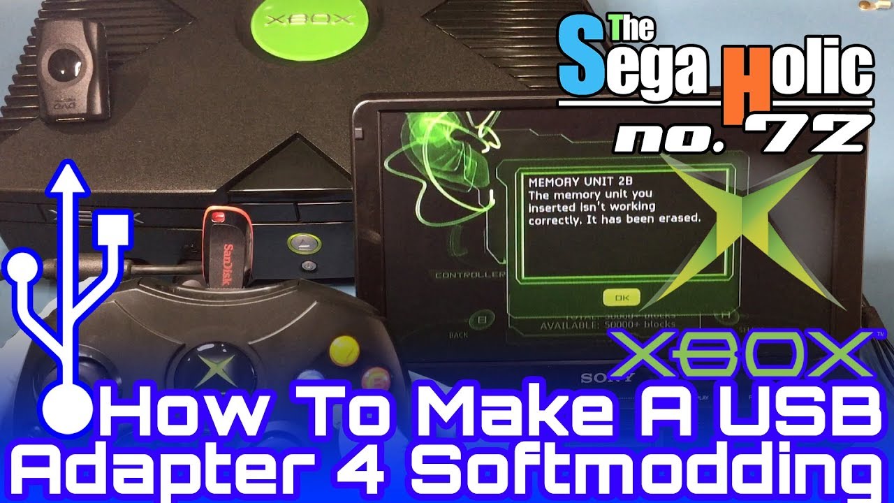 Original OG XBox How To Make a USB Adapter For Softmodding [ep. 72]