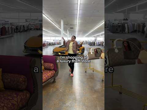 Luxury vs Regular Thrift Shop