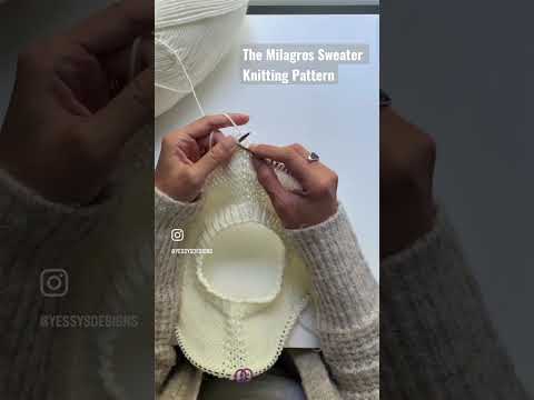 Knit Pattern on Ravelry: https://www.ravelry.com/patterns/library/the-milagros-sweater #knitpattern