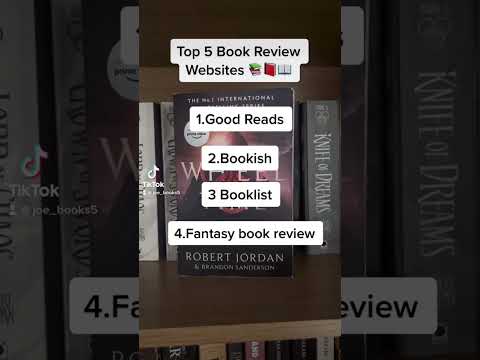 Top 5 Book Review Websites #books #shorts