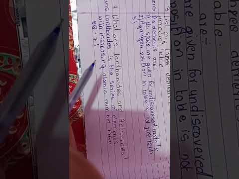 what are lanthanides and actinides