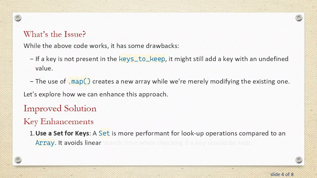 Efficiently Remove Keys from Objects in JavaScript