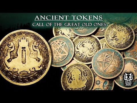 Ancient Tokens: Cthulhu, Dagon, Hastur and Arcane Signs
