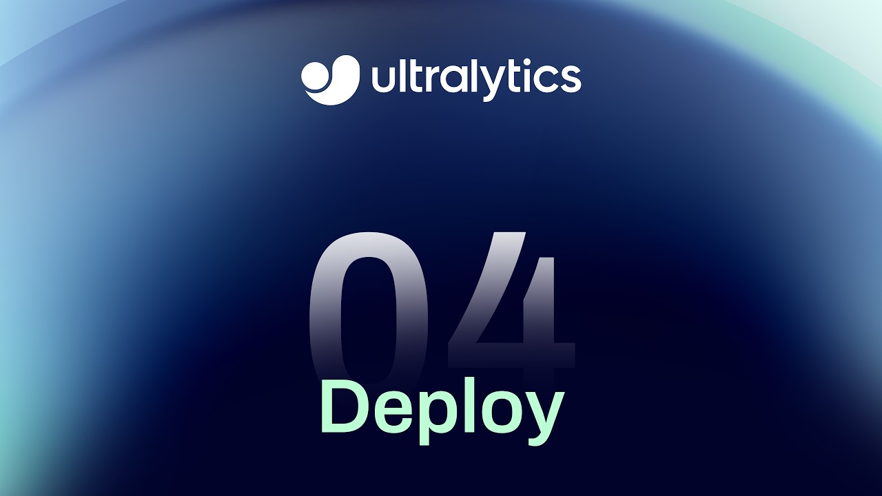 4. Get Started with Ultralytics Platform – Deploy