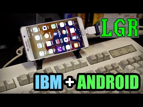 Using an IBM Model M keyboard on a Smartphone