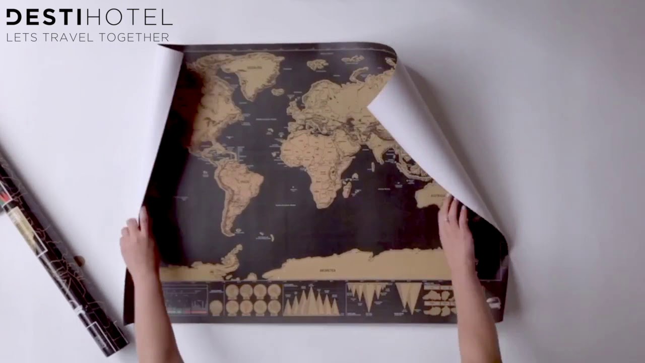 Scratch off World Map Promo Video