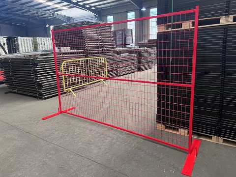 Temporary Fencing System for sale Factory Tour - CheungG Steel