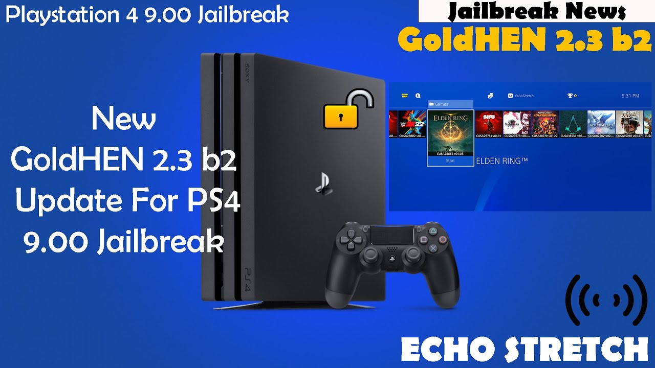 New GoldHEN 2.3 b2 Update For PS4 9.00 Jailbreak