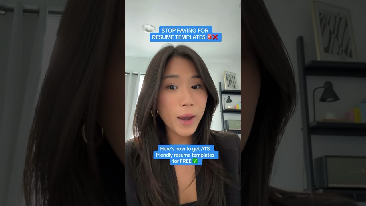 How to get free ATS friendly #resume templates ✅ #ats #atsresume #freeresumetemplate