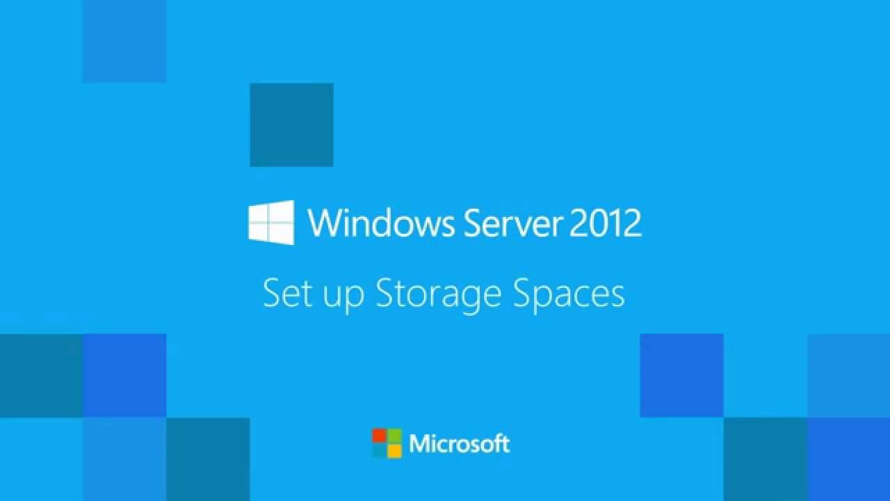 Windows Server 2012 #AchieveMore set up Storage Spaces
