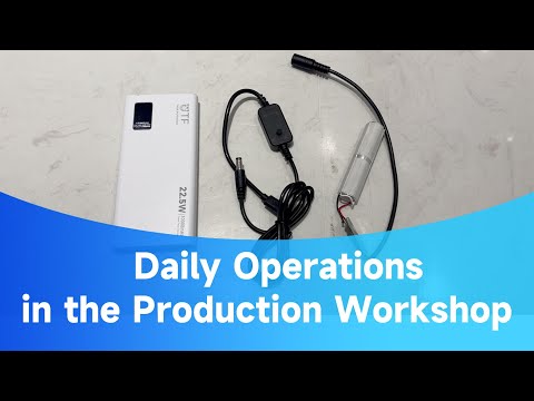 Daily Operations in the Production Workshop.