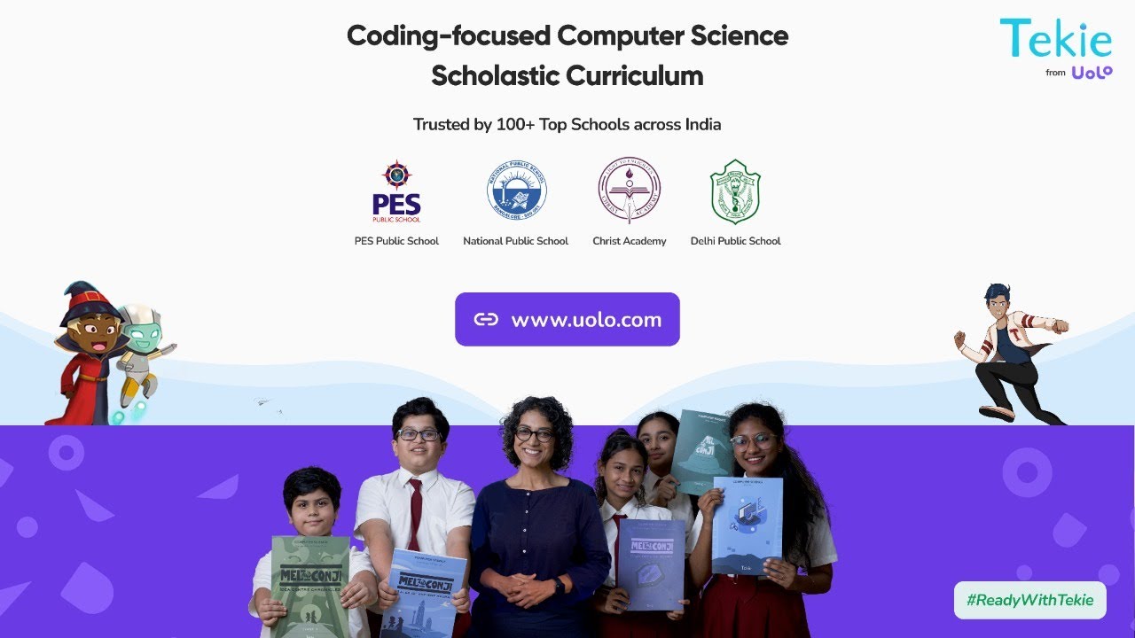 Introducing... Tekie from Uolo - Computer Science & Coding Scholastic Program | #ReadywithTekie
