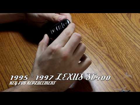 1995-1997 Lexus SC400 Key Fob Battery Replacement