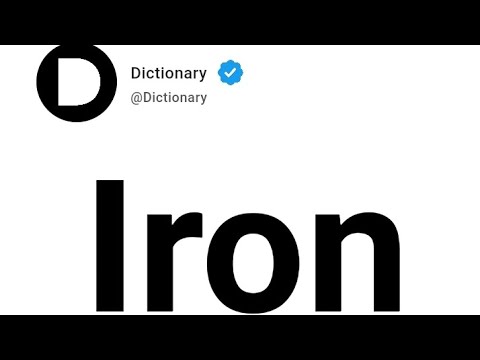 Iron Meaning In English