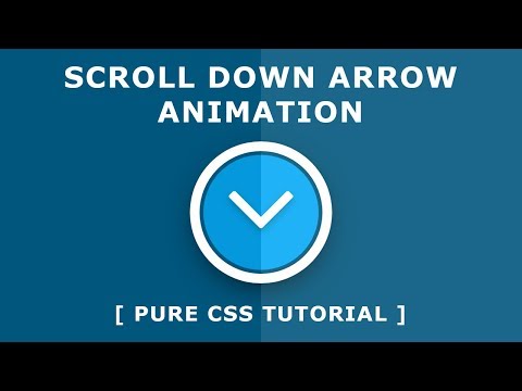 Css Scroll Down Arrow Animation - Font Awesome Icon - Css Animation Effects - Tutorial