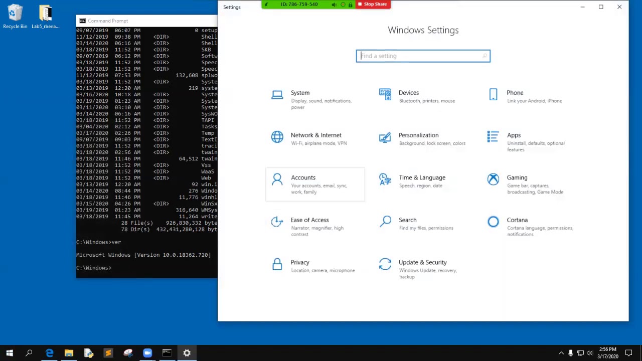 Lab 5 Task 6 - Command Prompt