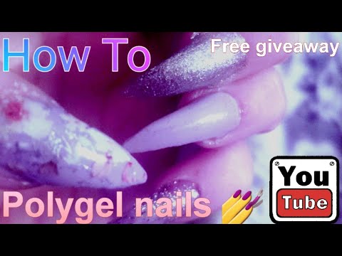 How to polygel nails Gershion set Wakaniya & Gellen nail polish try on shellac comparison