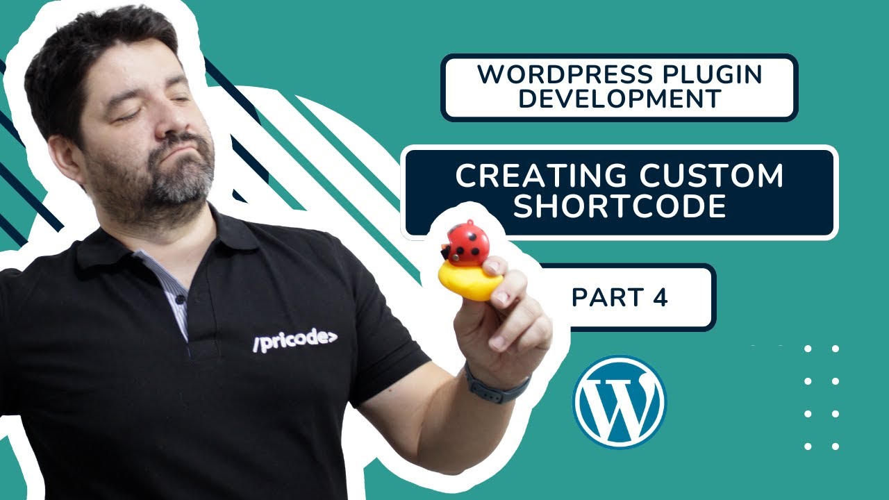 WordPress Plugin Development Tutorial - Creating custom shortcode - Pricode