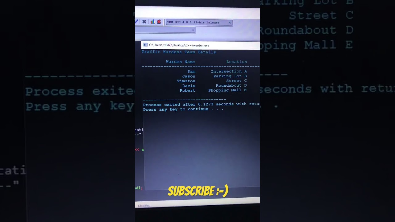 warden location IDE dev c++ #cppprogramming