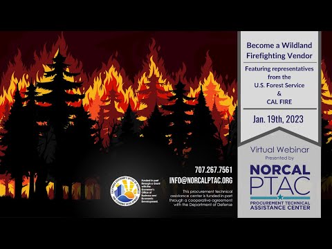 Become a Wildland Firefighting Vendor: Forest Service and CAL FIRE