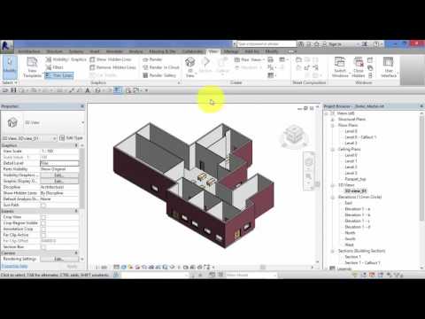 Module 6: Unit 6: Revit Architecture: Default 3D view Video Lecture - Design Softwares