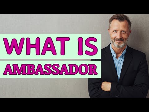 Ambassador | Meaning of ambassador