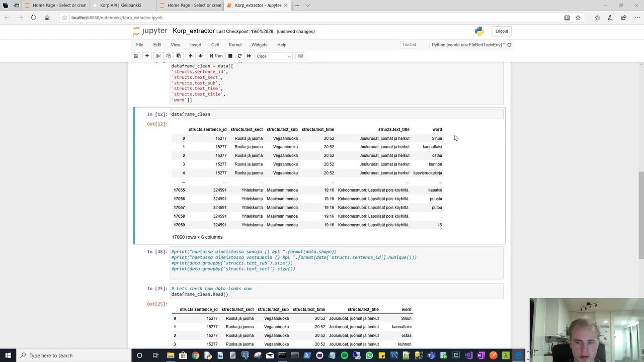 3/10 Hands on NLP text classification tutorial with Bert: Data gathering from Korp API