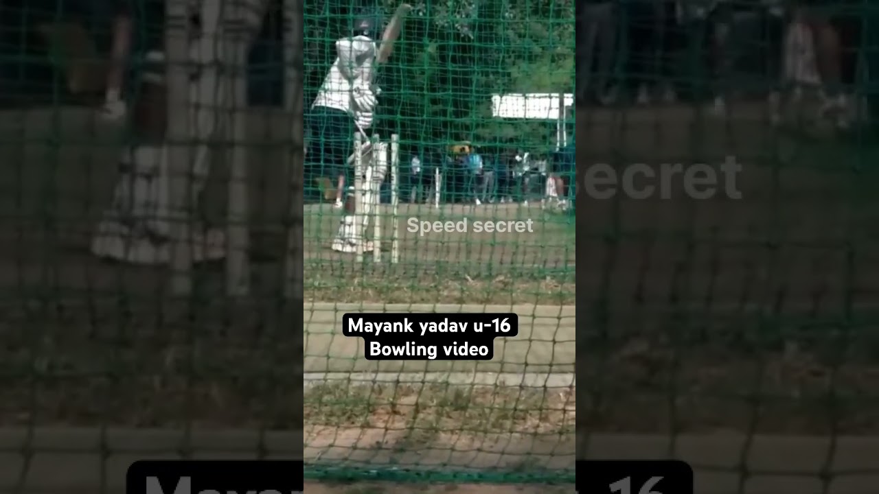 Mayank yadav u-16 bowling video #fastbowling #cricket