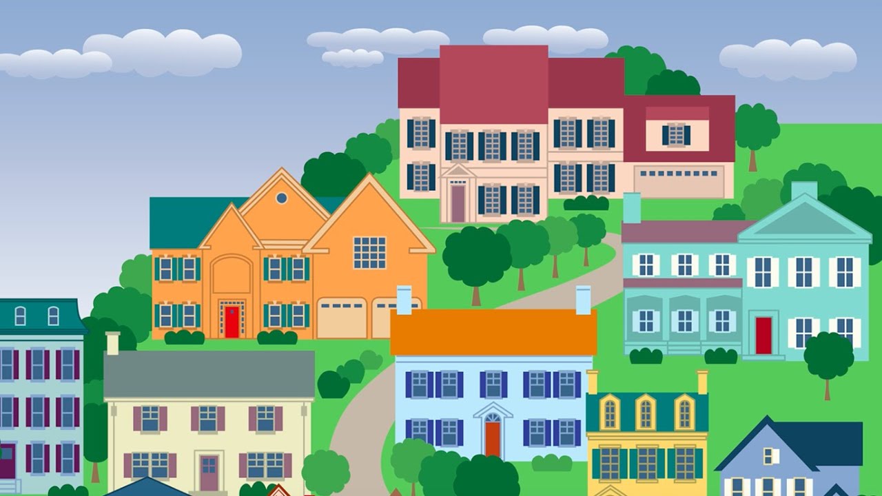 TO Vector Art Houses Design Video