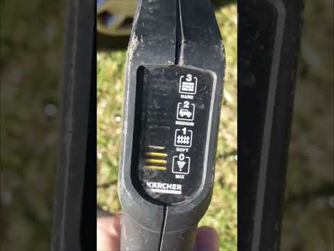 HOW TO USE THE KARCHER PRESSURE WASHER CLEANING DETERGENT TANK
