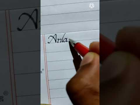 Antara - name in super smooth handwriting | calligraphy handwriting style |#shorts #english