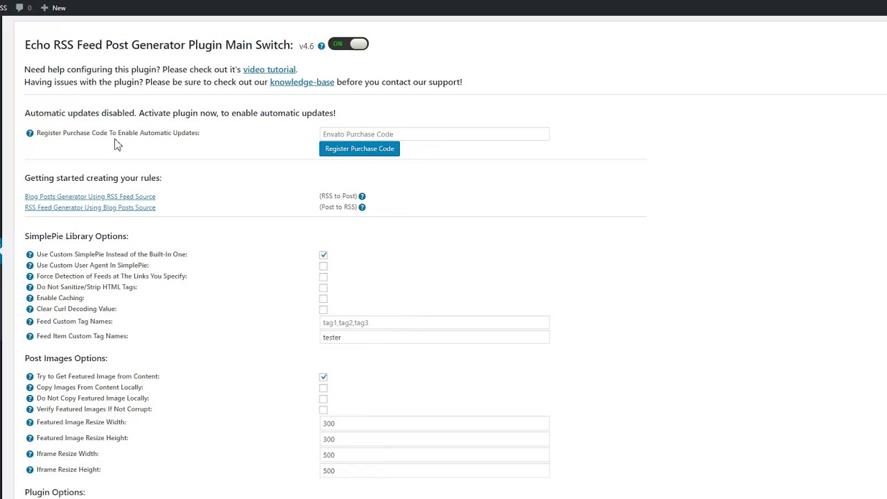 New update for all of our items: plugin activation using the CodeCanyon purchase code