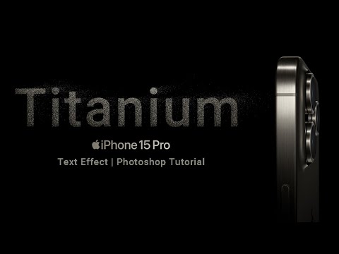 Unlock the Secrets of the iPhone Pro 15's Text Effect | Photoshop Tutorial