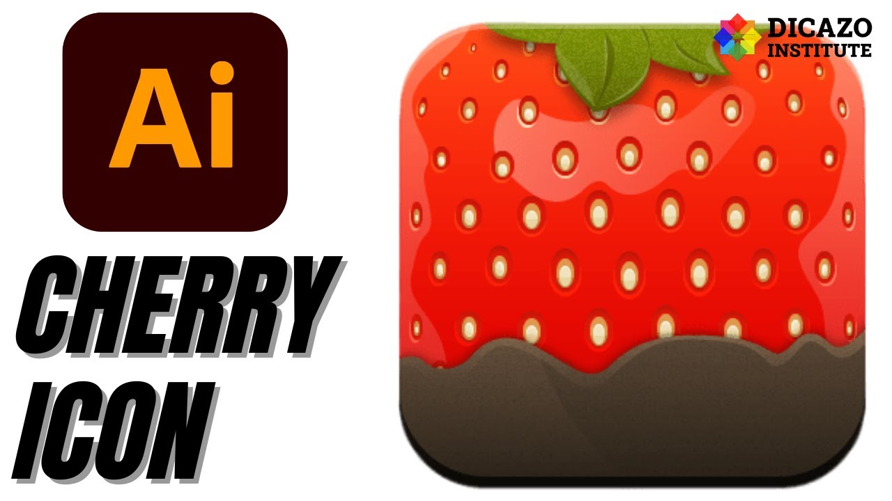 CHERRY FRUIT VECTOR ART | ILLUSTRATION | DIGITAL ART | #adobe #illustration #illustrator #tutorial