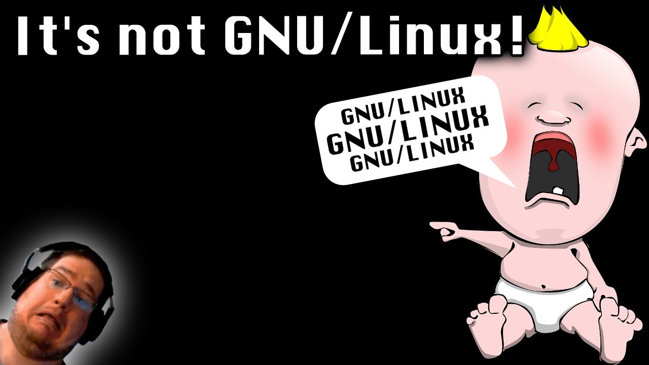 it's not GNU/Linux you fools