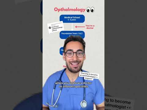How long to become an ophthalmologist (👀 eye surgeon)?