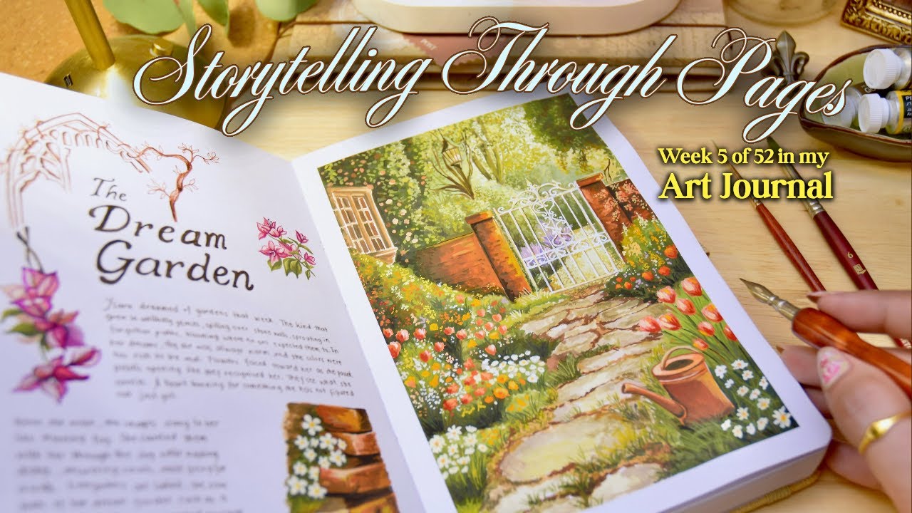 I Started A 52-Week Art Journal Challenge | Storytelling Journaling : Visual Narrative Entries 2026