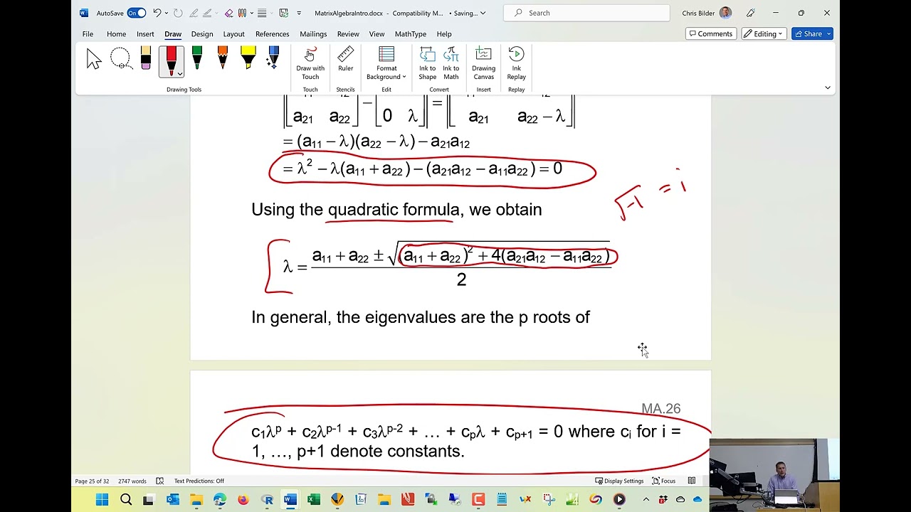 Applied Multivariate Statistical Analysis (2023) - Class #4, matrix algebra, data-distributions