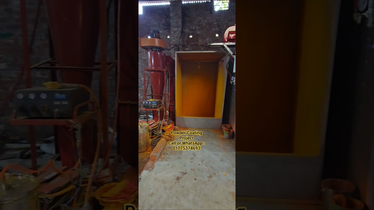 Powder coating project. #powdercoating #powdercoatinginbangladesh #machine #viralvideo #reels #bd