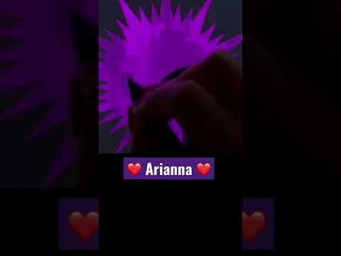 ARIANNA (Calligraphy video) #calligraphy #name #arianna
