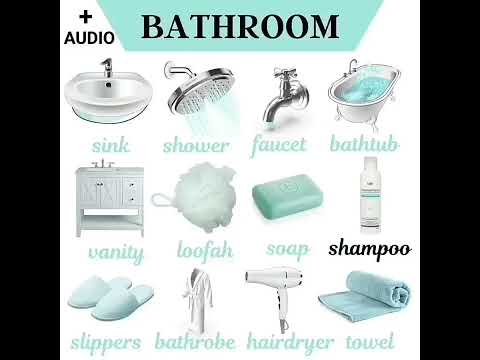Bathroom Products Name in english #bathroom #products #name #english #learning #education
