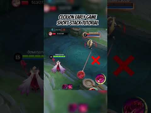 CECILION Early Game STACK SHORT TUTORIAL, Cecilion Gameplay | Mobile Legends #mlbb