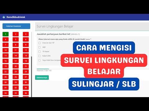 PROSEDUR PENGISIAN SURVEI LINGKUNGAN BELAJAR / SULINGJAR ( SLB )