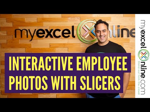 Create Interactive employee photos with Excel Slicers!